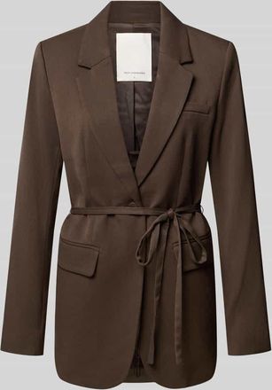 Moss Copenhagen Regular Fit Blazer mit Bindeg&uuml;rtel Modell Kiesa Henrika