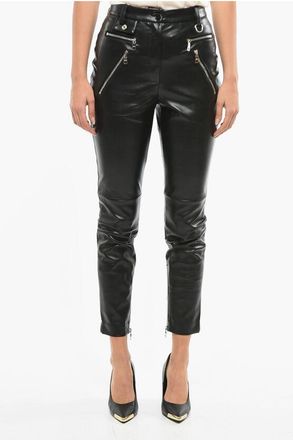 Dolce & Gabbana Regular-Fit-Hose aus veganem Leder Gr&ouml;&szlig;e 40