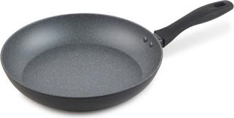 Russell Hobbs RH02800EU7 Grande poêle antiadhésive, compatible plaques à induction, cuisson sans huile pour des repas sains, poignée ergonomique douce, Metallic Mar