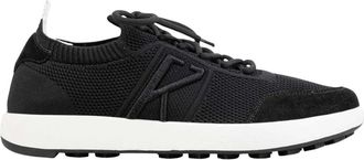 Kiton Homme, Chaussures, Noir, Taille: 43 1/2 EU Cotton Fit Baskets
