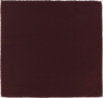 Brunello Cucinelli Einstecktuch aus reiner Seide mit geradem Saum