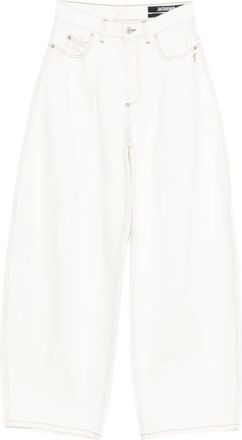 Jacquemus Femme, Jeans, Blanc, Taille: W27 Loose-fit Jeans