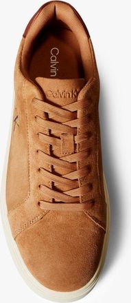 Calvin Klein Baskets en cuir et daim logotyp&eacute;