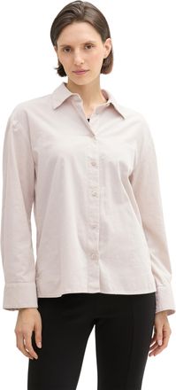Tom Tailor Damen 1043210 Bluse, 12365 - Dusty Beige, 42 EU