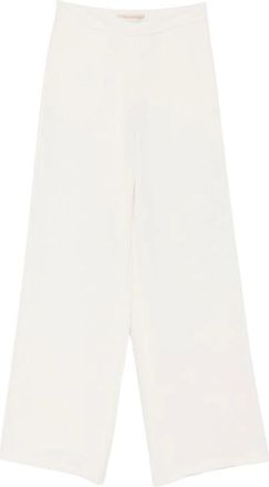 Pennyblack Femme, Pantalons, Blanc, Taille: 42 FR Pantalon large taille haute
