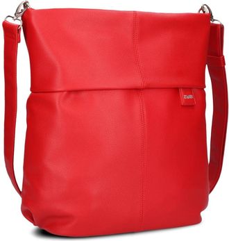 zwei Damen Handtasche Mademoiselle.M M140 Umhängetasche 12 Liter klassische Crossbody Bag aus weichem Kunstleder, DIN-A4 passend, große Tasche für die Arbe