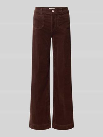 Christian Berg Wide Leg Hose mit aufgesetzten Taschen