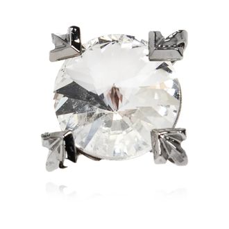 Off-white Einzelner Kristall-Ohrstecker - - Accessories - Herren - Grau - ONE SIZE