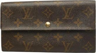 Louis Vuitton Portefeuille long vintage doccasion (bi-pli) - Femme - Pre-owned - Brun - Taille: ONE Size
