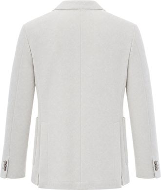 Breras Milano Double-Breasted Cotton Blazer - White