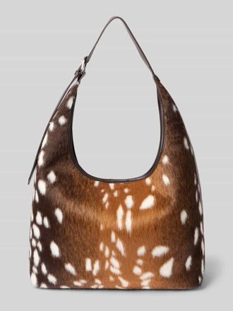 Gina Tricot Handtasche aus Kunstfell im Allover-Look