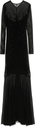 Norma Kamali Gerafftes Abendkleid - Schwarz
