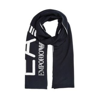 Emporio Armani Emporio Armani Ea7, unisex, Accessoires, Bleu, Taille: M &Eacute;charpe Avec Logo