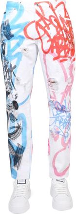 Dolce & Gabbana Loose Fit Jeans - Multicolor