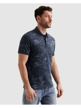 PME Legend Poloshirt mit Logo Stickerei