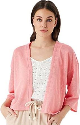 Garcia Cardigan en Tricot, Sunrise Pink, S Femme