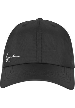 Karl Kani Unisex KA241-016-1 Small Signature Ripstop Cap Black, one Size