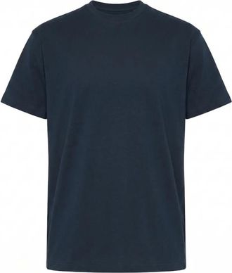 low brand Homme, Tops, Bleu, Taille: 2XL T-shirt &agrave; Col Rond C&ocirc;tel&eacute;