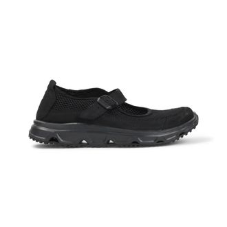 Salomon Low-Top Sneaker - Sporty Black Sneakers With Breathable Mesh And Lea - Gr. 4_5 - in Schwarz - f&uuml;r Damen