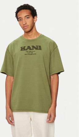 Karl Kani T-Shirt Retro Sprayed 60300095 Grün Regular Fit