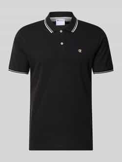Champion Slim Fit Poloshirt mit Label-Stitching