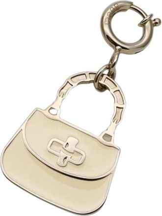 Gucci unisex, Pre-owned, Beige, Taille: ONE Size Pre-owned Metal porte-cls