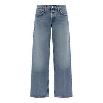 A Gold E Low Rise Loose Jeans - - Jeans - Damen - Blau - W28