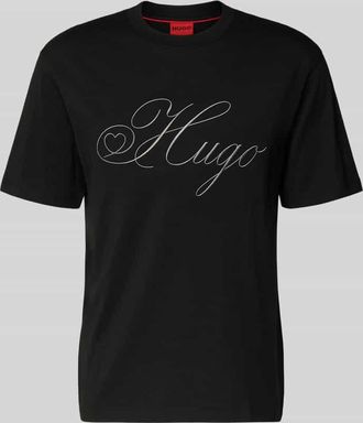 HUGO BOSS Regular Fit T-Shirt aus reiner Baumwolle Modell DALENT