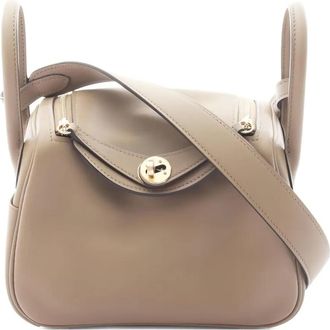 Hermès sac à main mini Lindy (2024) - Marron