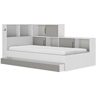 Calicosy Bett mit Stauraum 90x200 cm - Erwan