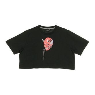 Dolly Noire Femme, Tops, Noir, Taille: 40 FR T-shirt Court Noir pour Femme