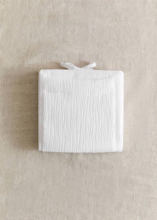 Mango Matelas &agrave; langer portable en coton blanc - Home - Taille unique - MANGO HOME