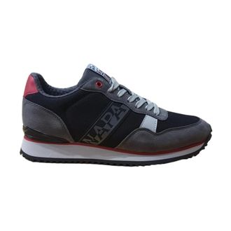 Napapijri Niedrige Leder Graue Sneakers - - Shoes - Herren - Schwarzk - 43 EU