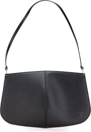 Louis Vuitton Hobo Bags - Epi Demi Lune Pochette - Gr. unisize - in Schwarz - für Damen