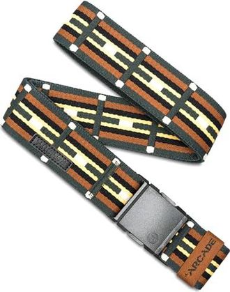 Arcade Ceintures A2 unisexe Adventure Belt : tr&egrave;s r&eacute;sistant, boucle sans m&eacute;tal, Keyah - Jalapeno/Bay, Standard (Up to 40); 1.5 Wide