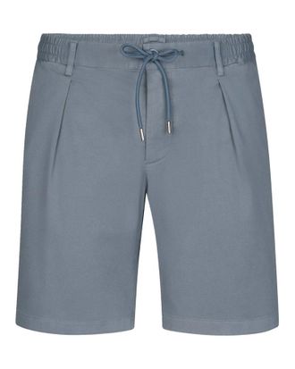 Profuomo Leichte Bermudashorts mit Stretch und Bundfalte in