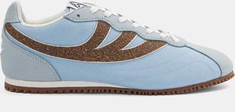 Moea Herren vegan Sneaker Rise Palm Blau Und Braun