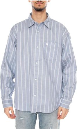 Carhartt Work in Progress Homme, Chemises, Bleu, Taille: XL L/S Beale Shirt