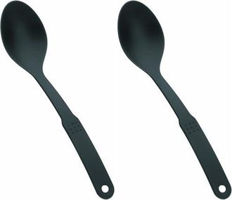 Lacor SERVIERL&Ouml;FFEL, Nylon, 29,5 cm, Schwarz (Packung mit 2)