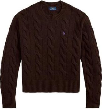 Polo Ralph Lauren Pull col rond en laine et cachemire