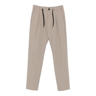 Herno Plissierte Kordelhose beige - - Trousers - Herren - Beige - S