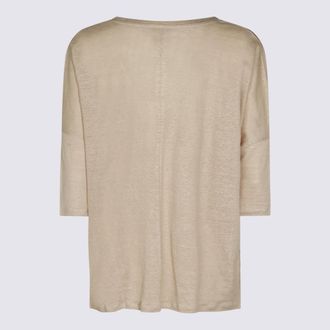 Not Shy Womens T-Shirts And Polos Natural Lin