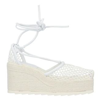 Bottega Veneta Sandalen - Stretch Espadrille Wedges - Gr. 36 (EU) - in Wei&szlig; - f&uuml;r Damen