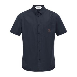 Versace Pocket Shirt - - Shirts - Herren - Blau - M