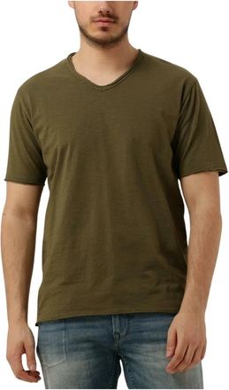 Dstrezzed Herren Polo & T-Shirts Steward Slub - - Tops - Herren - Gr&uuml;n - M
