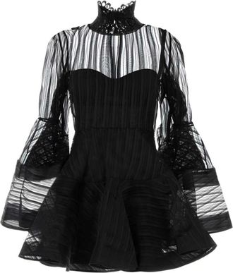 Zimmermann Femme, Robes, Noir, Taille: 38 FR Valiant Lantern Mini Dress