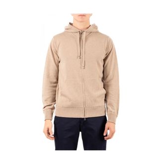 FILIPPO DE LAURENTIIS Homme, Sweatshirts et sweats &agrave; capuche, Beige, Taille: 3XL Pull &agrave; capuche enti&egrave;rement zipp&eacute;