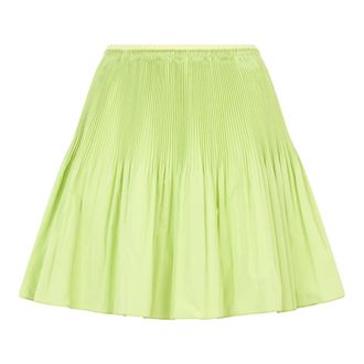 Red Valentino Plissierter Taftrock - - Skirts - Damen - Gr&uuml;n - XS