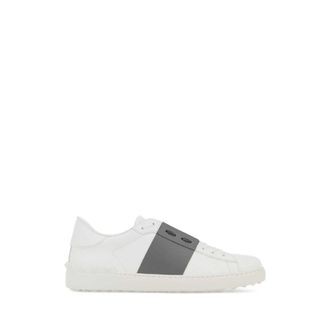 Valentino Garavani Homme, Chaussures, Blanc, Taille: 43 EU Calfskin Open Baskets