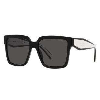 Prada Quadratische Sonnenbrille mit dunklen Gl&auml;sern - - Accessories - Damen - Schwarzk - 56 MM